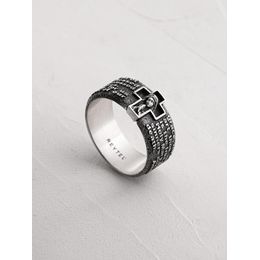 Reytel Ring 'PRAYER TO HAIL M' male Silver size 52