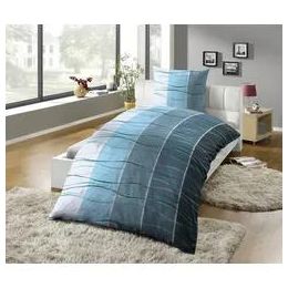 Bettw&auml;sche Kinzler "Bedruckte Poly-Cotton Bettw&auml;sche "Ocean", bunt, B/L: 135cm x 200cm, 1 Stk., 1 Stk., Polycotton, B/L: 80cm x 80cm, 2 Stk., Polycotton, Obermaterial: 50% Baumwolle, 50% Polyester, Bettw&auml;sche, Bettw&auml;sche, pflegeleicht