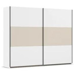 Schwebet&uuml;renschrank Rauch "Kleiderschrank Schrank Garderobe Garderobenschrank W&auml;scheschrank NEO", beige (alpinwei&szlig;, beige (champagner)), B:261cm H:210cm T:59cm, Holzwerkstoff, Schr&auml;nke, Schwebet&uuml;renschrank, mit gro&szlig;z&uuml;gigem Stauraum und vielf&auml;ltigen Farbkombinationen