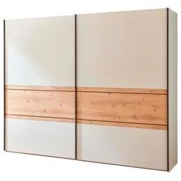 Schwebet&uuml;renschrank Wiemann "Asti", beige (champagner, dekor), B:246,3cm H:217cm T:67cm, Holzwerkstoff, Schr&auml;nke, Schwebet&uuml;renschrank, hochwertige Beschl&auml;ge