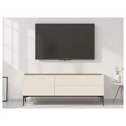 TV-Board OTTO HOME "Sky45", beige (cashmere farbe), B:148cm H:56cm T:47cm, Holzwerkstoff, MDF, Sideboards, TV-Board, Lackiert mit wasserbasiertem UV-Lack