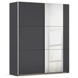 Schwebet&uuml;renschrank Rauch "Kleiderschrank Schrank Garderobe TOPSELLER AURELIO", grau (graumetallic), B:175cm H:210cm T:59cm, Holzwerkstoff, Schr&auml;nke, Schwebet&uuml;renschrank, zeitloses Design, viele Farben, Breiten 175/218/261 cm MADE IN GERMANY