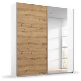 Schwebet&uuml;renschrank Rauch "Kleiderschrank Schrank Garderobe TOPSELLER AURELIO", wei&szlig; (alpinwei&szlig;, eiche artisan), B:175cm H:210cm T:59cm, Holzwerkstoff, Schr&auml;nke, Schwebet&uuml;renschrank, zeitloses Design, viele Farben, Breiten 175/218/261 cm MADE IN GERMANY