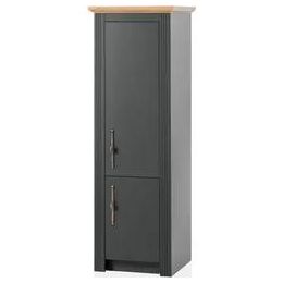Hochschrank OTTO HOME "KS-Westminster", grau (grau dunkel), B:66cm H:202cm T:62cm, Schr&auml;nke, Hochschrank, im romantischen Landhausstil, H&ouml;he 202 cm, exclusiv by Otto