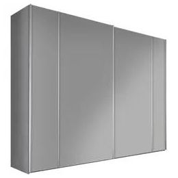 Schwebet&uuml;renschrank STAUD "Sonett 100, Made in Germany", grau (hellgrau), B:298cm H:222cm T:68cm, Holzwerkstoff, Schr&auml;nke, Schwebet&uuml;renschrank, mit vier verschiedenen Ausstattungsvarianten