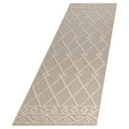 Outdoorteppich Ayyildiz TEPPICHE "PATARA 4955", beige, B:80cm H:8mm L:250cm, Polypropylen, Teppiche, Outdoorteppich, L&auml;ufer / Pflegeleicht / Strapazierf&auml;hig / In- und Outdoor geeignet