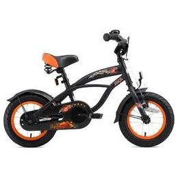 Kinderfahrrad Bikestar "Cruiser" Gr. 21, schwarz, Fahrr&auml;der, Kinder, 20,8cm, 12 Zoll (30,48cm)