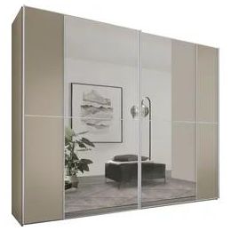 Schwebet&uuml;renschrank STAUD "Sonett 220, Made in Germany", beige (sand), B:298cm H:240cm T:68cm, Holzwerkstoff, Schr&auml;nke, Schwebet&uuml;renschrank, mit vier verschiedenen Ausstattungsvarianten