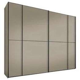 Schwebet&uuml;renschrank STAUD "Sonett 200 G, Made in Germany", beige (sand), B:249cm H:222cm T:68cm, Holzwerkstoff, Schr&auml;nke, Schwebet&uuml;renschrank, mit vier verschiedenen Ausstattungsvarianten