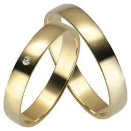Trauring Firetti "Schmuck Geschenk Gold 375 Hochzeit Ehering "LIEBE" Gr. 66, gold (gelbgoldfarben), Fingerringe, Damen, 66, ohne Brillant, Gelbgold 375, 2,5mm, Trauring, Made in Germany - wahlweise mit oder ohne Brillant