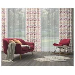 Vorhang WIRTH "Kairo" Gr. 5, rot, B:132cm H:255cm, Jacquard, Baumwolle, Polyester, Gardinen