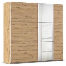 Schwebet&uuml;renschrank Rauch "Kleiderschrank Schrank Garderobe TOPSELLER AURELIO", braun (eiche artisan), B:218cm H:210cm T:59cm, Holzwerkstoff, Schr&auml;nke, Schwebet&uuml;renschrank, zeitloses Design, viele Farben, Breiten 175/218/261 cm MADE IN GERMANY
