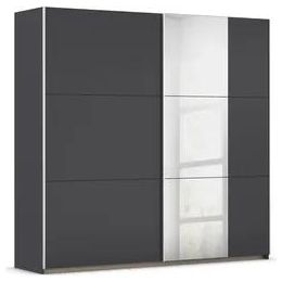 Schwebet&uuml;renschrank Rauch "Kleiderschrank Schrank Garderobe TOPSELLER AURELIO", grau (graumetallic), B:218cm H:210cm T:59cm, Holzwerkstoff, Schr&auml;nke, Schwebet&uuml;renschrank, zeitloses Design, viele Farben, Breiten 175/218/261 cm MADE IN GERMANY