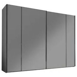 Schwebet&uuml;renschrank STAUD "Sonett 100 G, Made in Germany", grau (hellgrau), B:270cm H:222cm T:68cm, Holzwerkstoff, Schr&auml;nke, Schwebet&uuml;renschrank, mit vier verschiedenen Ausstattungsvarianten