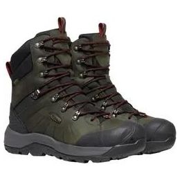 Outdoorschuh Keen "REVEL IV HIGH POLAR", Damen, Gr. 42, grau (anthrazit), Leder, Schuhe Outdoorschuh