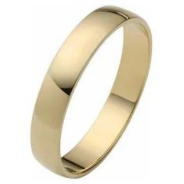 Trauring Firetti "Schmuck Geschenk Gold 375 Hochzeit Ehering "LIEBE" Sterne" Gr. 17,5, gold (gelbgoldfarben), Fingerringe, Damen, 17,5, ohne Brillanten, Gelbgold 585, 4mm, Trauring, Made in Germany, wahlweise mit oder ohne Brillanten
