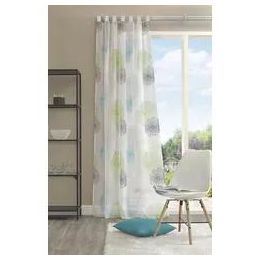 Vorhang Home Wohnideen "RAWLINS" Gr. 4, gr&uuml;n, B:140cm H:245cm, Voile, Polyester, Gardinen