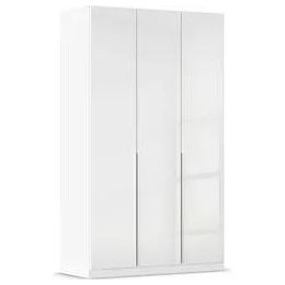 Dreht&uuml;renschrank OTTO HOME "Kleiderschrank Kleiderschr&auml;nke Schrank Garderobe AGORDO mit Glasfront", wei&szlig; (alpinwei&szlig;, glas kristallwei&szlig;), B:136cm H:229cm T:54cm, Holzwerkstoff, Schr&auml;nke, Dreht&uuml;renschrank, durchdachte Innenausstattung, in 7 Breiten und 2 H&ouml;hen MADE IN GERMANY, Topseller