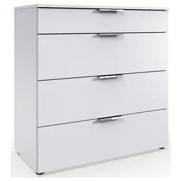 Schubkastenkommode wimex "Level by fresh to go", wei&szlig;, B:81cm H:84cm T:41cm, Holzwerkstoff, Sideboards, 4 Schubladen mit soft-close Funktion, 81cm breit, 84cm hoch