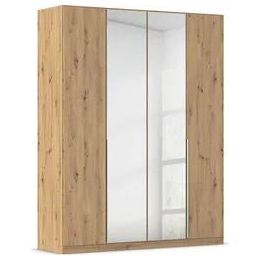Dreht&uuml;renschrank OTTO HOME "Kleiderschrank Schrank Garderobe AGORDO mit Dekor- oder Hochglanzfront", braun (eiche artisan), B:181cm H:229cm T:54cm, Holzwerkstoff, Schr&auml;nke, Dreht&uuml;renschrank, durchdachte Innenausstattung, in 8 Breiten und 2 H&ouml;hen MADE IN GERMANY, Topseller