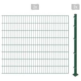 Einstabmattenzaun Arvotec "ESSENTIAL 160 zum Einbetonieren", gr&uuml;n (dunkelgr&uuml;n), H:160cm, Kunststoff, Stahl, Zaunelemente, Zaunh&ouml;he 160 cm, Zaunl&auml;nge 2 - 60 m