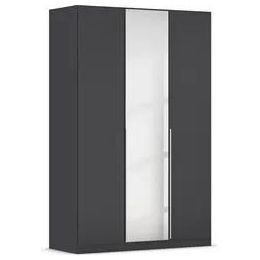 Dreht&uuml;renschrank OTTO HOME "Kleiderschrank Schrank Garderobe AGORDO mit Dekor- oder Hochglanzfront", grau (graumetallic), B:136cm H:210cm T:54cm, Holzwerkstoff, Schr&auml;nke, Dreht&uuml;renschrank, durchdachte Innenausstattung, in 8 Breiten und 2 H&ouml;hen MADE IN GERMANY, Topseller