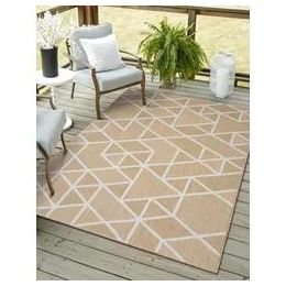 Teppich "Miller, LAGERR&Auml;UMUNG", beige, B:200cm H:8mm L:300cm, Polypropylen, MyFlair M&Ouml;BEL & ACCESSOIRES, Teppiche, Teppich, Wendeteppich, modernes Design, Outdoor geeignet, Balkon, Terrasse