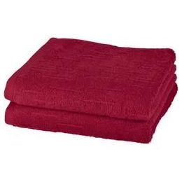Handtuch Ross "Premium", rot (granat), B:50cm L:100cm, Frottier, Obermaterial: 100% Baumwolle, Handt&uuml;cher, 100% Baumwolle
