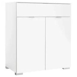 Kommode STAUD "Includo, Made in Germany", wei&szlig;, B:80cm H:96cm T:40cm, Sideboards, Kommode