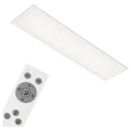 Briloner LEUCHTEN LED Panel "7167016 Piatto", wei&szlig;, Leuchten, Deckenlampe, 100x25x6cm, 24W, Wohnzimmer, Schlafzimmer, Flur