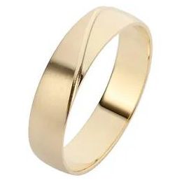 Trauring Firetti "Schmuck Geschenk Gold Hochzeit Ehering Trauring "LIEBE" Gr. 18, gold (gelbgoldfarben), Fingerringe, Damen, 18, ohne Brillant, Gelbgold 585, 5mm, Trauring, Made in Germany, wahlweise mit oder ohne Brillant