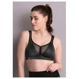 Sport-BH Anita ACTIVE "Air Control Deltapad", Damen, Gr. 75, Cup C, grau (orinoco), Netz, Obermaterial: 49% Polyamid, 39% Polyester, 12% Elasthan, Mesh, Netz, bedruckt, durchscheinend, gemustert, matt, Basic, regular fit, BHs Sport-BH, doppellagige Cups, gepolsterte Tr&auml;ger, mit Print, feminin, weich, Topseller