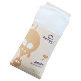 Tr&auml;umeland Bettlaken TR&Auml;UMELAND "kuschelweiches Spannbetttuch Jersey", wei&szlig;, B:40cm L:90cm, Jersey, Obermaterial: 100% Baumwolle, Bettlaken, Bettlaken, aus 100% kuscheliger Baumwolle