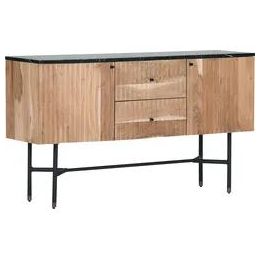 Sideboard GUTMANN FACTORY, beige (natur), B:140cm H:80cm T:42cm, Sideboards, Sideboard, Kommode, Breite 140 cm