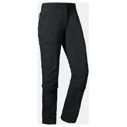 Sch&ouml;ffel Zip-away-Hose SCH&Ouml;FFEL "Pants Engadin1 Zip Off", Damen, Gr. 34, N-Gr, schwarz, Hosen