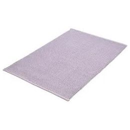 Badematte Kleine Wolke "Punto", lila (lavendel), H:5mm, Baumwolle, Badematten, Badematte, Badteppich, Uni Farben, Oberfl&auml;che reine Baumwolle
