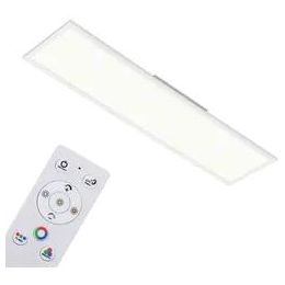 Briloner LEUCHTEN LED Panel "7154016 Colour", wei&szlig;, Leuchten, Deckenlampe, 119,6x29,6x6,5cm, Wei&szlig;, 40W, Wohnzimmer, Schlafzimmer