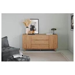 Sideboard Jahnke "LIBRE SB 150", braun (montana eiche), B:150cm H:77,4cm T:39,2cm, Holzwerkstoff, Sideboards, Sideboard, Sideboard, Kommode, skandinavisch, Montana-Eiche, Breite 150 cm