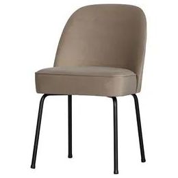 Esszimmerstuhl Woood "Stockholm", gr&uuml;n (khaki, schwarz), B:50cm H:82,5cm T:57cm, 100% Polyester, St&uuml;hle, Esszimmerstuhl, Polsterstuhl, 4-Fu&szlig;-Metallgestell, Breite 50 cm