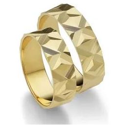 Trauring Firetti "Schmuck Geschenk Gold 375 Hochzeit Ehering "LIEBE" Gr. 69, gold (gelbgoldfarben), Fingerringe, Damen, 69, Gelbgold 375, 3,5mm, Trauring, Made in Germany
