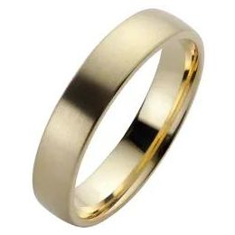 Trauring Firetti "Schmuck Geschenk Gold 585 Hochzeit Ehering Trauring "LIEBE" Sterne" Gr. 23, gold (gelbgoldfarben), Fingerringe, Damen, 23, ohne Brillanten, Gelbgold 585, 5mm, Trauring, Made in Germany, wahlweise mit oder ohne Brillanten