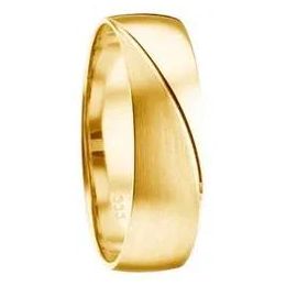 Trauring Firetti "Schmuck Geschenk Gold Hochzeit Ehering Trauring "LIEBE" Gr. 17, gold (gelbgoldfarben), Fingerringe, Damen, 17, ohne Brillant, Gelbgold 585, 6mm, Trauring, Made in Germany, wahlweise mit oder ohne Brillant