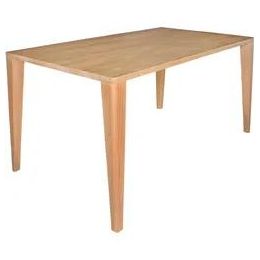 SIT-M&Ouml;BEL Esstisch SIT, beige (natur, natur, natur), B:160cm H:78cm T:90cm, Sungkaiholz massiv, Tische, Esstisch, mit sichtbarer Maserung