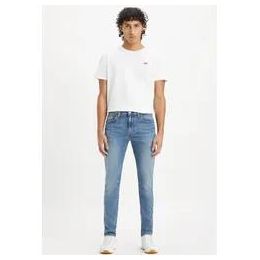 Levi's Skinny-fit-Jeans LEVI'S "510", Herren, Gr. 32, L&auml;nge 32, blau (amanta), Denim/Jeans, Obermaterial: 70% Baumwolle, 28% Lyocell, 2% Elasthan, skinny fit lang, Jeans, mit 5-Pocket-Style
