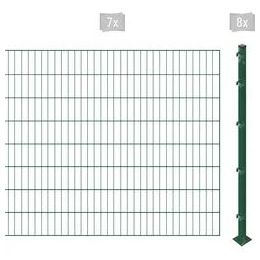 Einstabmattenzaun Arvotec "ESSENTIAL 160 zum Einbetonieren", gr&uuml;n (dunkelgr&uuml;n), H:160cm, Kunststoff, Stahl, Zaunelemente, Zaunh&ouml;he 160 cm, Zaunl&auml;nge 2 - 60 m