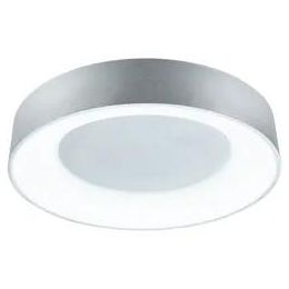 Paulmann LED Deckenleuchte "Selection Bathroom Casca IP44 1x23W 400mm, 230V Metall/Kunststoff", grau (aluminiumfarben), 1, &Oslash; 40cm H: 7,1cm, 1 Stk., Leuchten, WhiteSwitch, LED Badleuchte LED Deckenleuchte