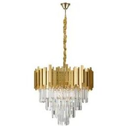 NOVA LUCE H&auml;ngeleuchten "GRANE", gold, 8, &Oslash; 55cm H: 120cm, 1 Stk., Leuchten, Ohne Beleuchtung