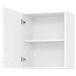 H&auml;ngeschrank KOCHSTATION "KS-Scafa", wahlweise T&uuml;rschlag rechts oder links", wei&szlig; (wei&szlig;, zement hell), B:50cm H:60cm T:35cm, Schr&auml;nke, H&auml;ngeschrank, in meheren Breiten, H&ouml;he 60 cm, wahlweise T&uuml;rschlag rechts oder links