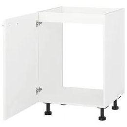 Sp&uuml;lenschrank KOCHSTATION "KS-Scafa", wei&szlig; (wei&szlig;, zement hell), B:50cm H:75cm T:56cm, Schr&auml;nke, Sp&uuml;lenschrank, in verschiedenen Breiten, wahlweise T&uuml;ranschlag rechts oder links