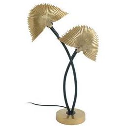 Kayoom Tischleuchte "Tischlampe Twinflame 125", gold, 2, H: 60cm, 1 Stk., Leuchten, Dekorative Tischlampe mit zwei Lichtobjekten aus Metall, Tischleuchte